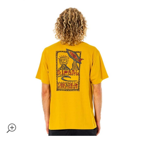 Rip Curl | Shirts | Mens Nwt Yellow Rip Curl Tee | Poshmark